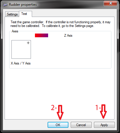 RD1 Rudder Pedals Calibration Guide