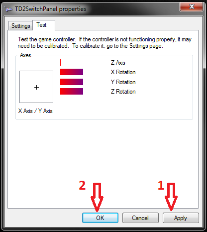 TD/TD2 Controls Calibration