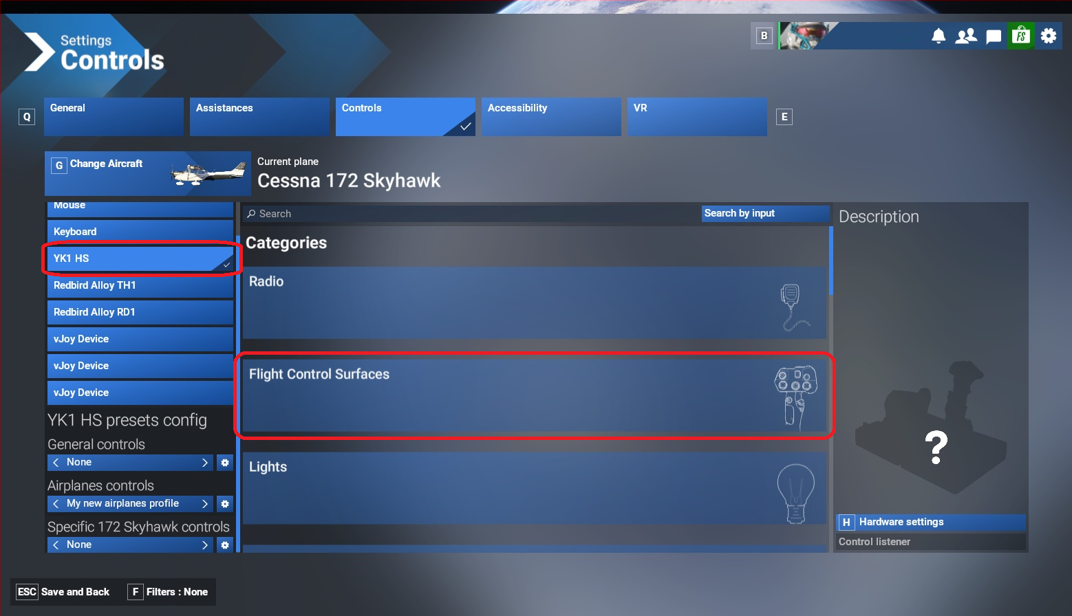 How to Configure Your Redbird Alloy YK1 and YK2 Yokes in Microsoft ...