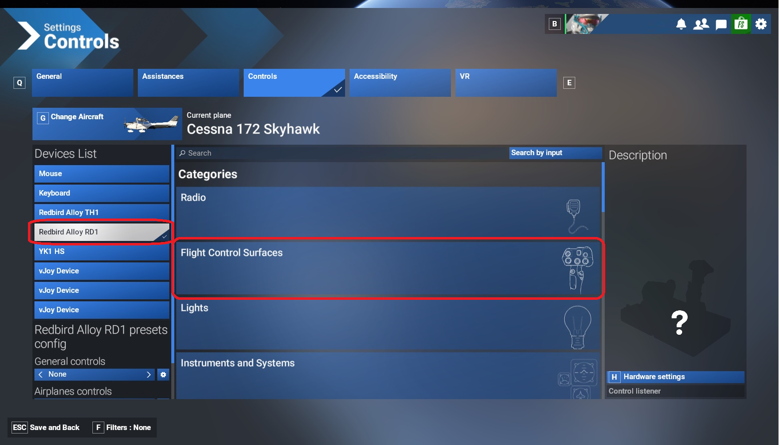 How to Configure Your Redbird Alloy RD1 Rudder Pedals in Microsoft ...